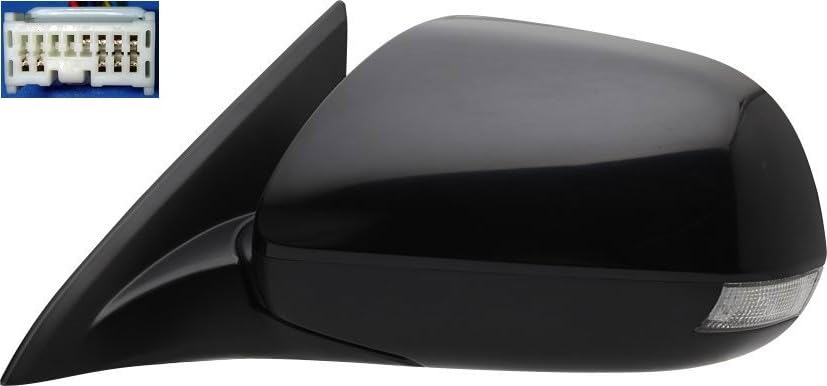 Dorman 955-1689 Driver Side Power Door Mirror - Heated / Folding with Signal Compatible with Select Acura Models, Black