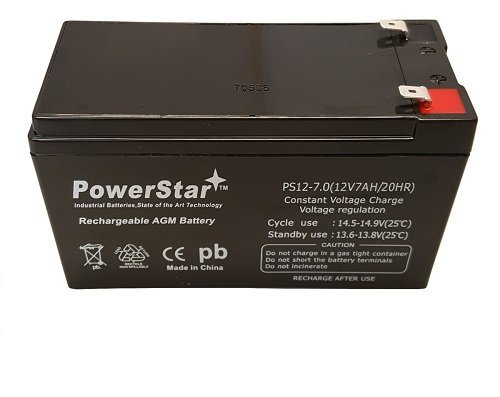 Replacement Standby Battery (12 V, 7 Ah) for Bosch D126 2 Year Warranty