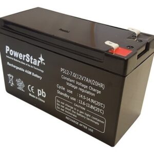 Replacement Standby Battery (12 V, 7 Ah) for Bosch D126 2 Year Warranty