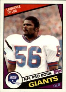 1984 topps football card #321 lawrence taylor