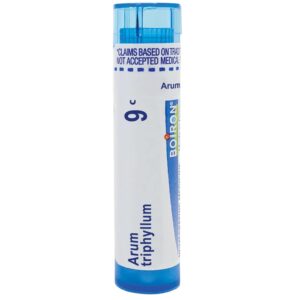 boiron arum triphyllum 9c md 80 pellets for hoarseness with broken voice