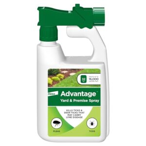 advantage yard & premise spray | kills fleas & ticks & more | 32 oz.