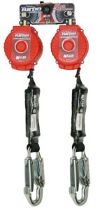 miller honeywell home miller twin turbo 6-foot fall protection system with d-ring connector and steel locking snap hooks (mflb-3-z7/6ft)