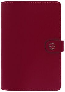 filofax 17-022380 original personal organizer, bible, red