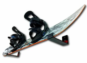 storeyourboard snowboard display rack, naked wall rack, black