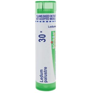 boiron ledum palustre 30x md 80 pellets for insect bites or bruising