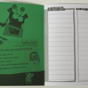 Silvine A5 Spelling Book - Green Cover