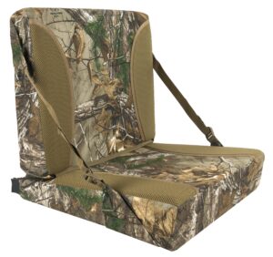 therm-a-seat supreme d-wedge self-supporting hunting chair/seat cushion, realtree xtra, full