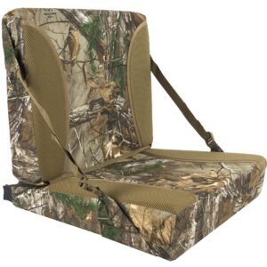 THERM-A-SEAT Supreme D-Wedge Self-Supporting Hunting Chair/Seat Cushion, Realtree Xtra, Full