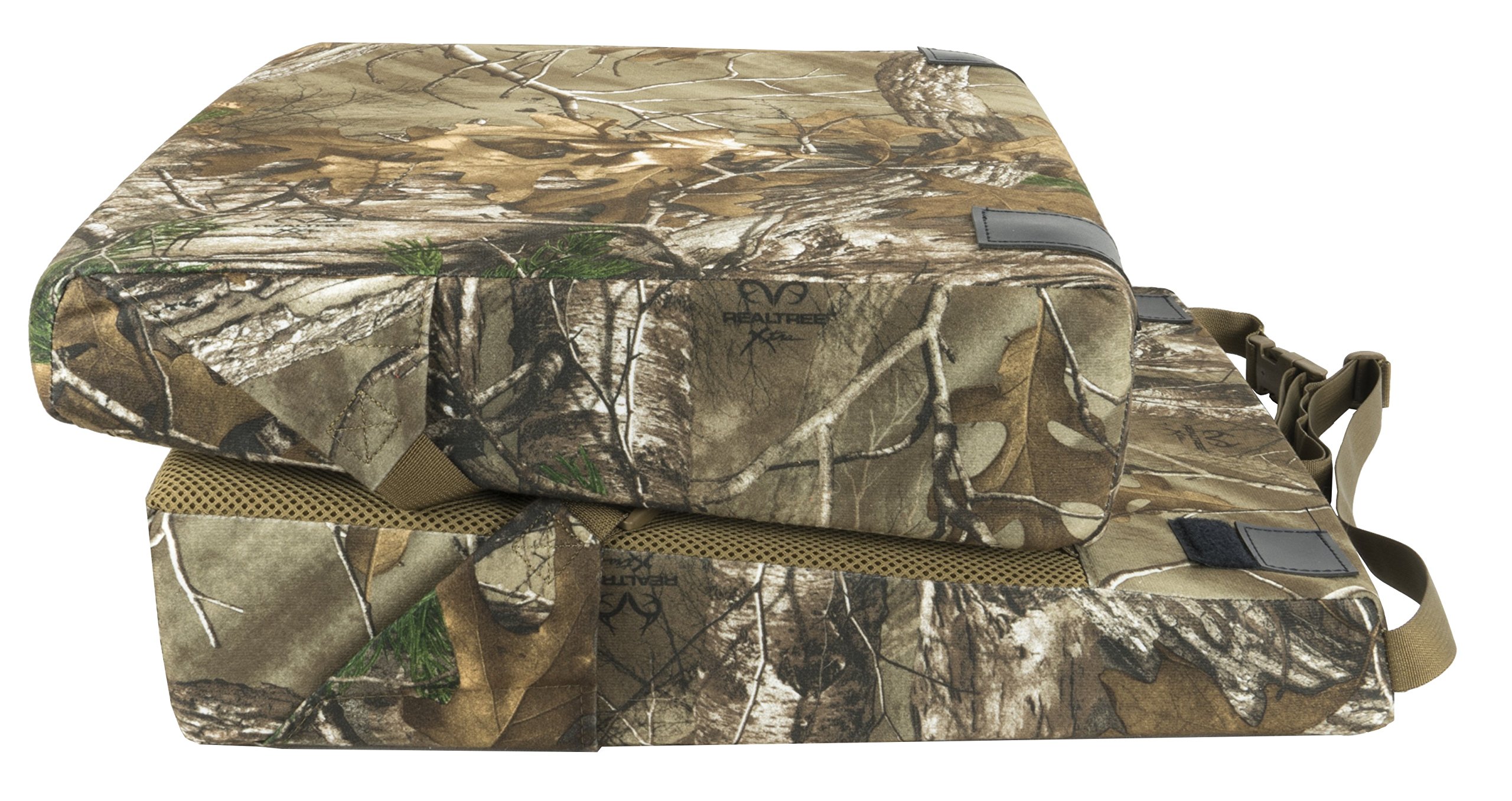 THERM-A-SEAT Supreme D-Wedge Self-Supporting Hunting Chair/Seat Cushion, Realtree Xtra, Full