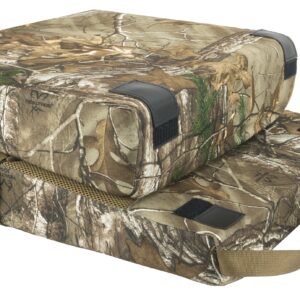 THERM-A-SEAT Supreme D-Wedge Self-Supporting Hunting Chair/Seat Cushion, Realtree Xtra, Full