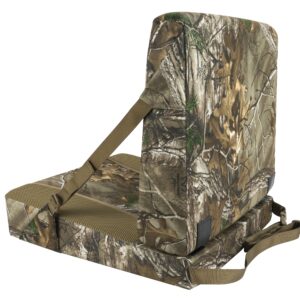 THERM-A-SEAT Supreme D-Wedge Self-Supporting Hunting Chair/Seat Cushion, Realtree Xtra, Full