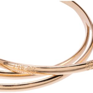 GUESS "Basic" Gold 3 Piece Interlocking Bangle Bracelet