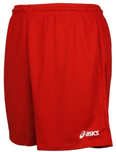 ASICS JR Team Knit Short (X-Large- 18/20, Red)