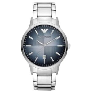 emporio armani men's ar11182 dress silver watch