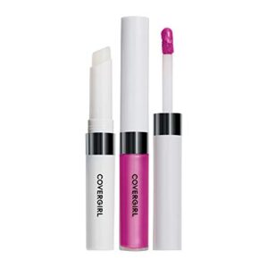 covergirl outlast all-day lip color with topcoat, moonlight mauve