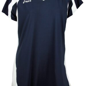 ASICS Women's Domain Jersey (Medium, Navy/White)