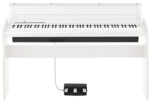 korg 88 key lifestyle piano white (lp180wh)