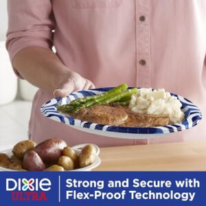 Dixie Ultra, Large Paper Plates, 10 Inch, 44 Count, 3X Stronger*, Heavy Duty, Microwave-Safe, Soak-Proof, Cut Resistant, Disposable Plates For Heavy, Messy Meals