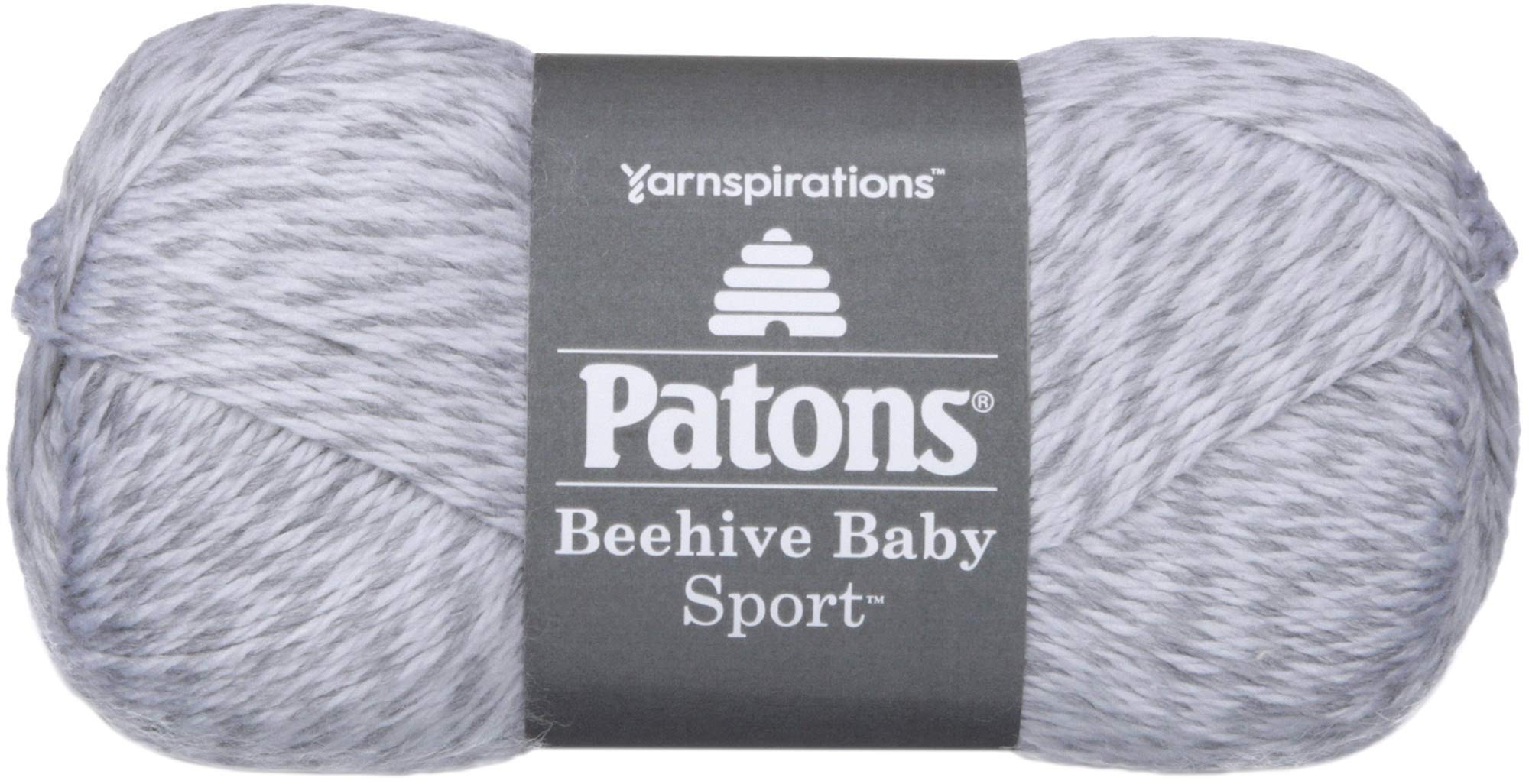 Patons Bulk Buy Beehive Baby Sport Yarn Solids (6-Pack) Baby Grey Marl 246009-9046