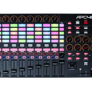 AKAI Professional APC40MKII - USB MIDI Controller for Mac / PC with Clip Launch Matrix, Knobs & Faders, and Pro Software Suite Included