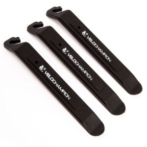 velochampion nylon fibre bike repair tire levers (set of 3) suitable for all bikes