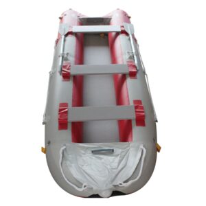 BRIS 14.1 FT Inflatable Kayak Fishing Tender Inflatable Poonton Boat with Air Floor