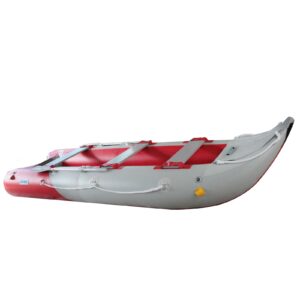 BRIS 14.1 FT Inflatable Kayak Fishing Tender Inflatable Poonton Boat with Air Floor