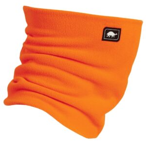 turtle fur chelonia 150 classic fleece double-layer neck warmer, blaze