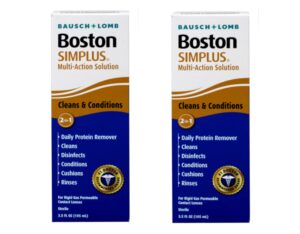 boston simplus multi-action solution, 3.5 ounce (pack of 2)