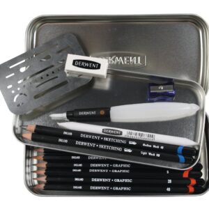 Derwent Line and Wash Sketching Set, 14 Pieces Per Set (2302162)