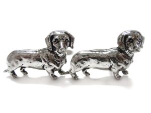 kiola designs dachshund wiener dog cufflinks