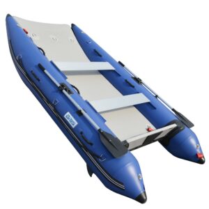 bris 11 ft inflatable catamaran inflatable boat inflatable dinghy mini cat boat blue