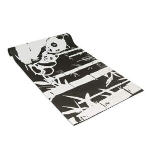 Wai Lana Yoga Mat Panda, Color:Black