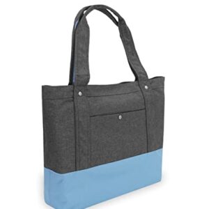 Everest Stylish Tablet Tote Bag, Charcoal, One Size,1002TB-CCA/BL