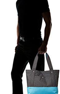 Everest Stylish Tablet Tote Bag, Charcoal, One Size,1002TB-CCA/BL