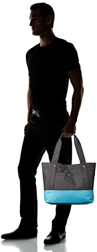 Everest Stylish Tablet Tote Bag, Charcoal, One Size,1002TB-CCA/BL