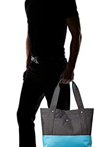 Everest Stylish Tablet Tote Bag, Charcoal, One Size,1002TB-CCA/BL