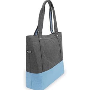 Everest Stylish Tablet Tote Bag, Charcoal, One Size,1002TB-CCA/BL