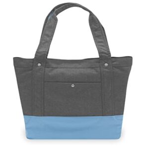 Everest Stylish Tablet Tote Bag, Charcoal, One Size,1002TB-CCA/BL