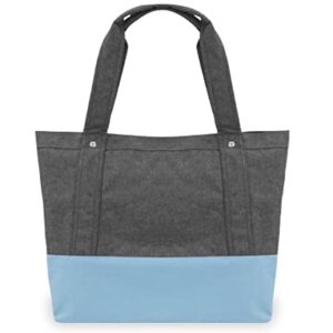 Everest Stylish Tablet Tote Bag, Charcoal, One Size,1002TB-CCA/BL