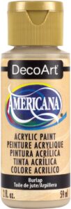 decoart americana acrylic paint, 2-ounce, burlap