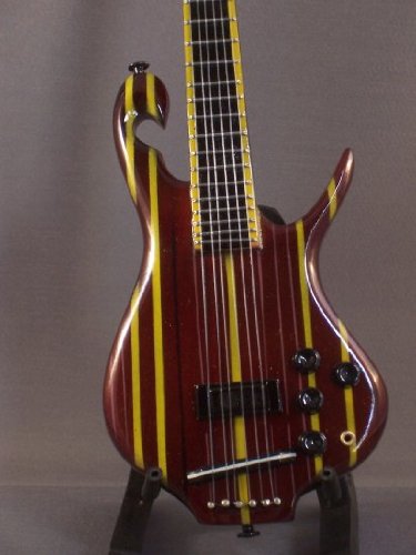 Mini Guitar for Primus LES Claypool Rainbow Bass Display