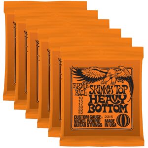 ernie ball 2215 skinny top heavy bottom (6-pack)