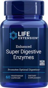 life extension enhanced super digestive enzymes 2-pack (2x60 vegetarian capsules)