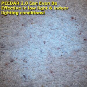 PeeDar 2.0 UV Pet Urine Detector Black Light Flashlight + Cat & Dog Behaviorist Book + 3 AAAs. Ultra Bright Optimal 380-385NM LEDs Find Invisible Stains Instantly! Rid Cat, Dog Pee Issues Forever.