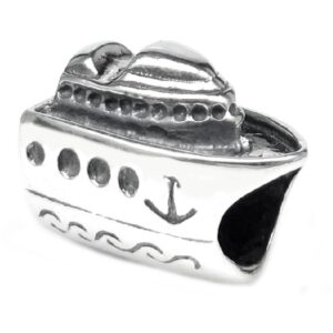 queenberry sterling silver nautical cruise ship bead for european charm bracelet