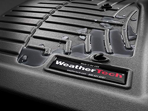 WeatherTech Custom Fit FloorLiners for Ford Focus ST, Focus - 1st Row (446461), Black