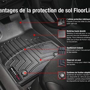 WeatherTech Custom Fit FloorLiners for Ford Focus ST, Focus - 1st Row (446461), Black