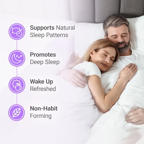 Luna Sleep Aid | Non-Habit Forming Natural Sleep Aid with Valerian Root, Melatonin, Chamomile, Lemon Balm, and More | Sleeping Pills for Adults with Naturally Sourced Ingredients - 60 Vegan Capsules